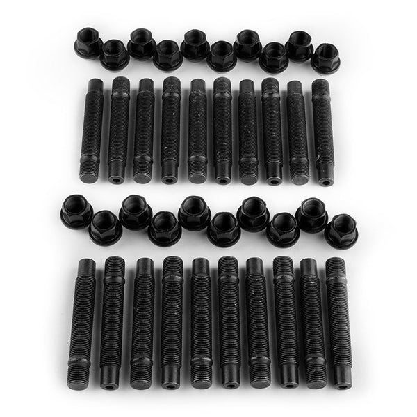 BULLET TIPPED SCREW IN M12 X 1.5 STUD CONVERSION KIT WITH STEEL NUTS ...